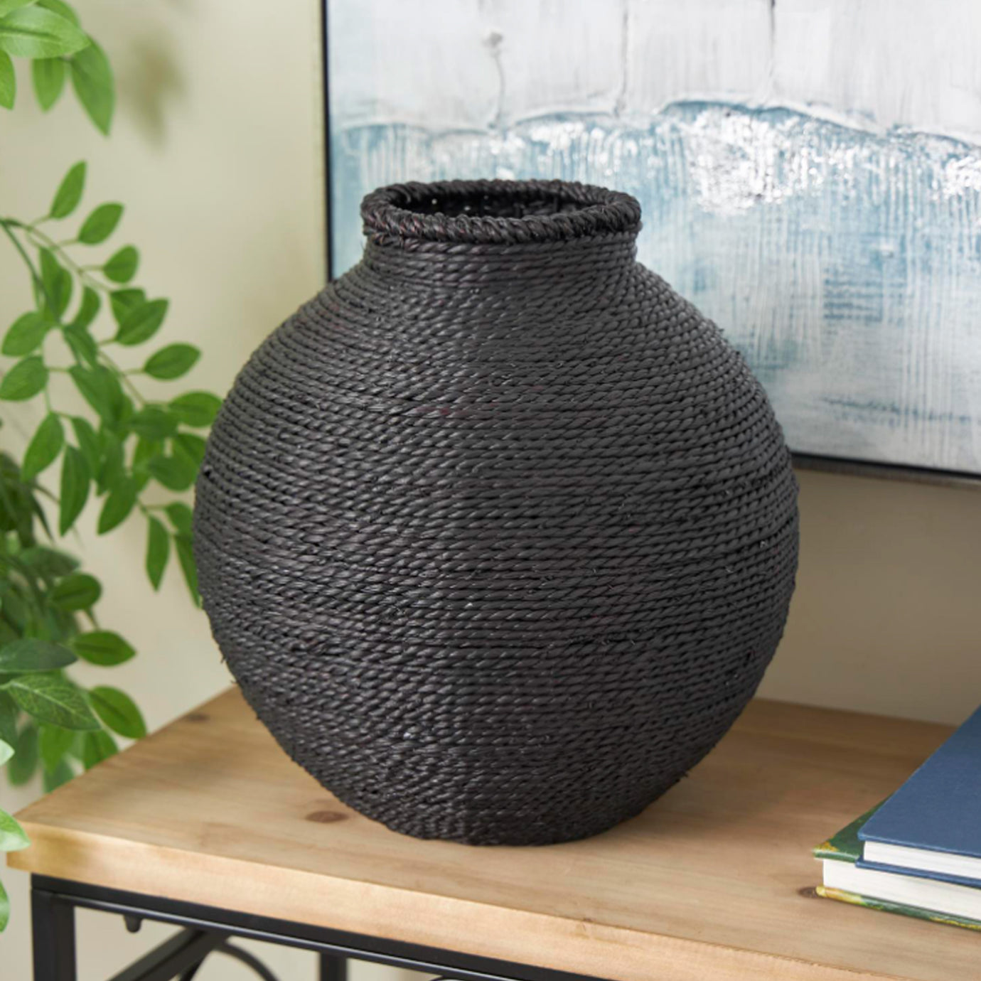 Vasija Cadiz fibra redondo – Filippa Design